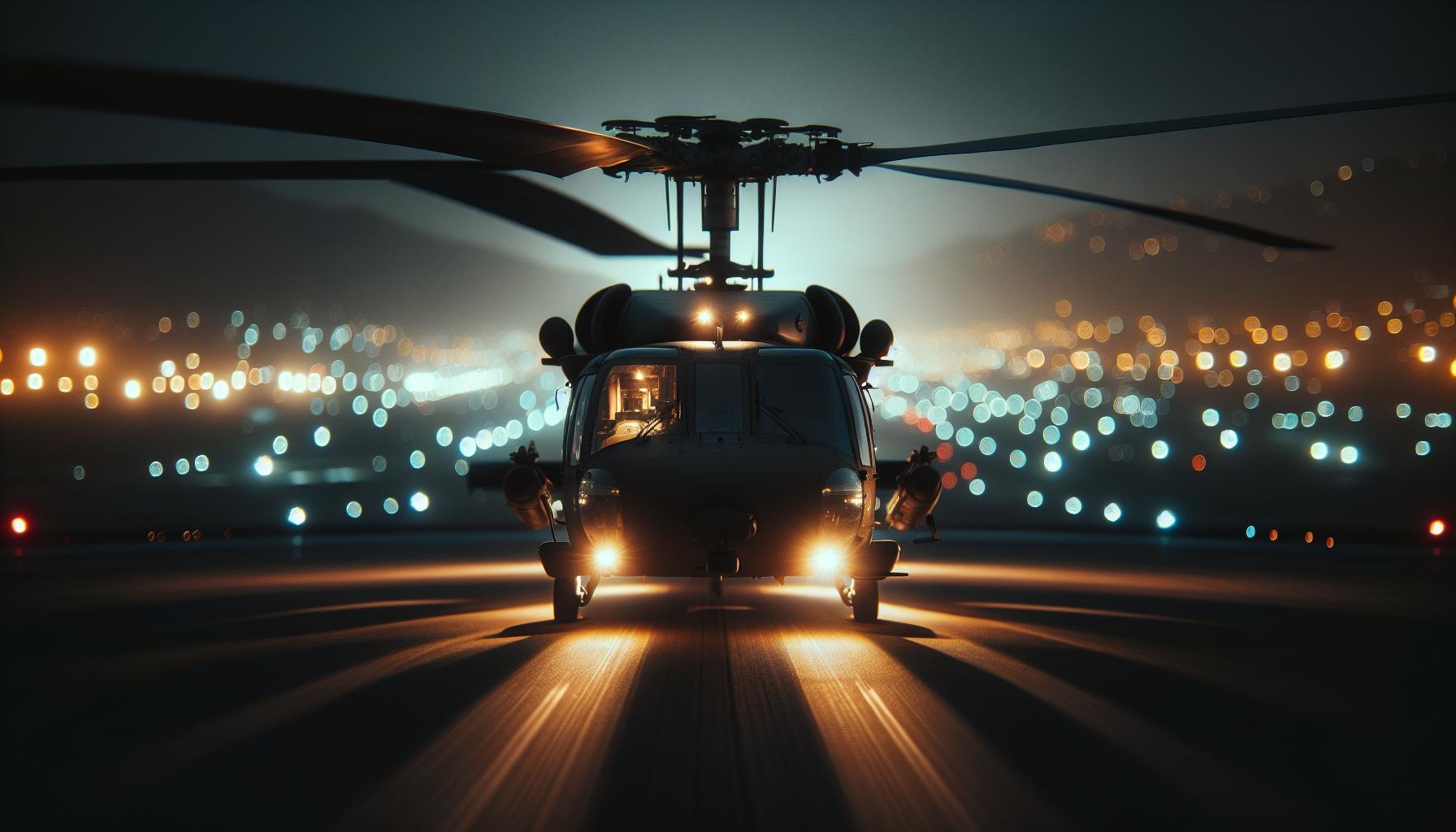 What Does A Helicopter Look Like At Night? Light Patterns ...